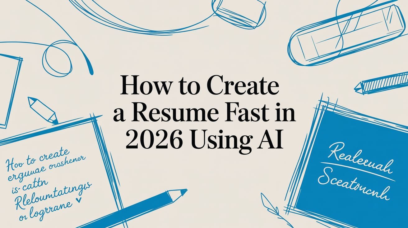How to Create a Resume Fast: The 60-Minute Guide for 2026 | CV Anywhere ...