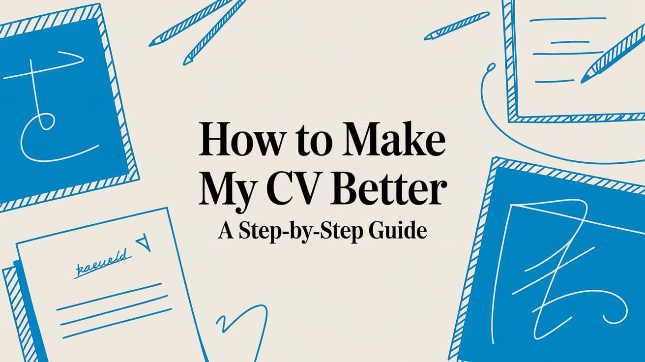 How to Make My CV Better: A Step-by-Step Guide | CV Anywhere Blog