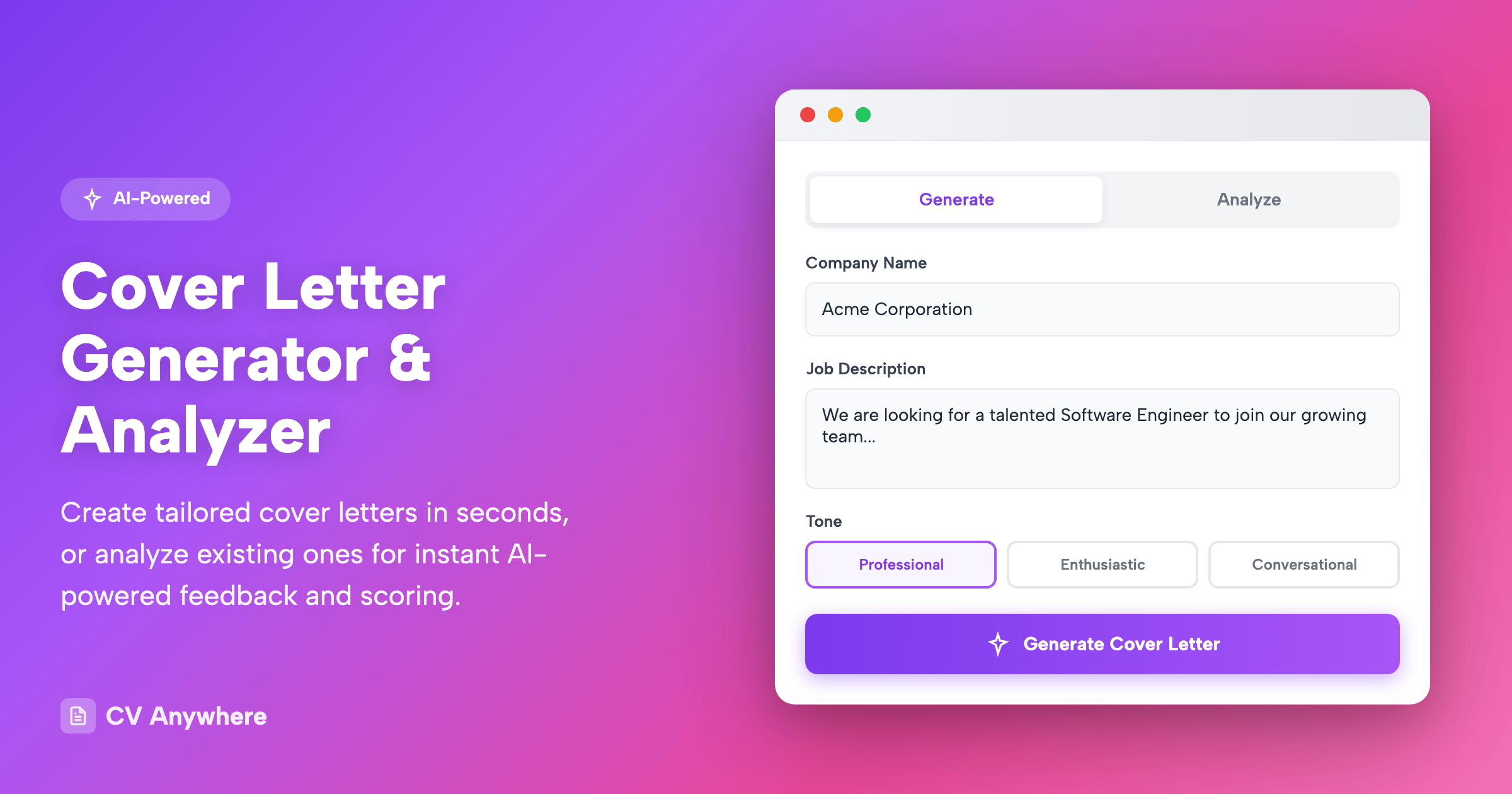 8 Powerful Examples of a Cover Letter to Use in 2025 | CV Anywhere Blog